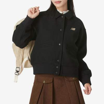 New Balance/NB正品新款女子运动训练梭织夹克外套NME32072-BK
