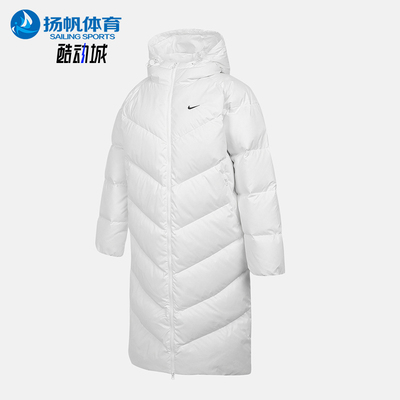Nike/耐克正品2025冬季款女士日常连帽保暖耐穿羽绒服HV5237-100
