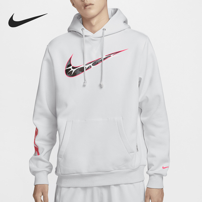 Nike/耐克官方正品THERMA-FIT男士印花加绒保暖卫衣HQ4746-016