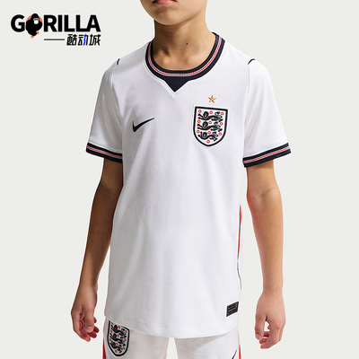 Nike/耐克正品2026夏季大童舒适运动训练透气足球T恤IB5111-100