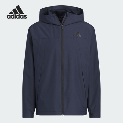 Adidas/阿迪达斯正品2025新款男女运动梭织宽松外套KA9310