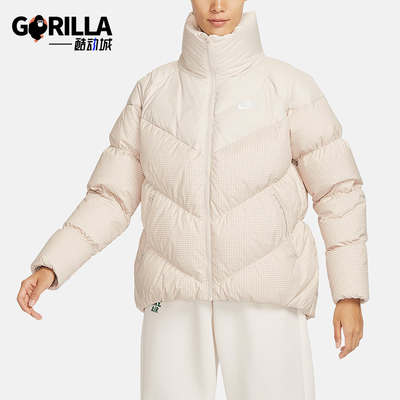 耐克正品女子防风保暖羽绒服