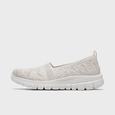 Skechers/斯凯奇正品春夏款女士一脚蹬低帮简约运动休闲鞋100838