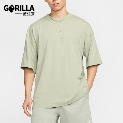 Nike/耐克正品Sportswear男士休闲宽松针织透气短袖HF9607-370