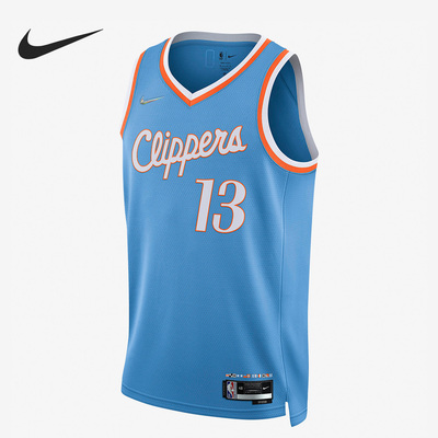 Nike/耐克官方正品乔治泡椒快船队男子篮球无袖球衣DB4031-463