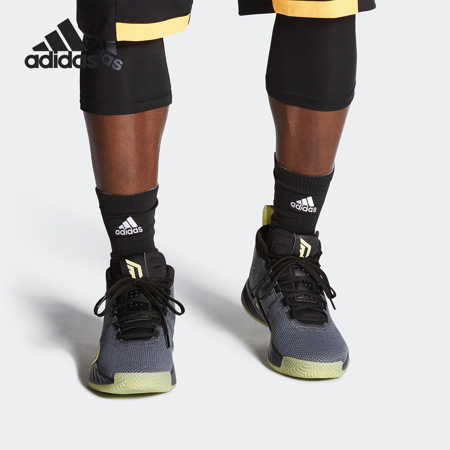 Adidas/阿迪达斯正品DAME 5 利拉德5代实战男子防滑篮球鞋 EF8664