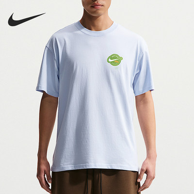 Nike/耐克正品夏季男士宽松印花针织圆领透气T恤IR4965-407