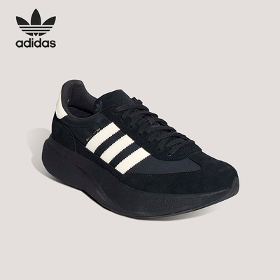 Adidas/阿迪达斯正品三叶草男女同款厚底耐磨低帮运动鞋KK3073
