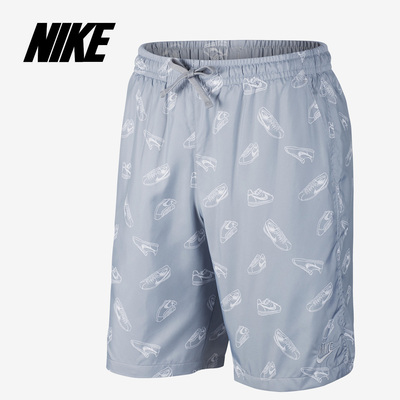Nike/耐克正品短裤男舒适当季新款五分裤 印花休闲耐磨短裤AQ4805