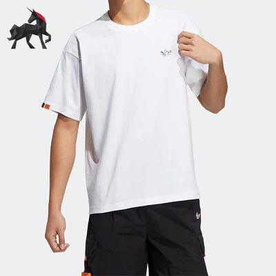 阿迪达斯正品男女运动短袖