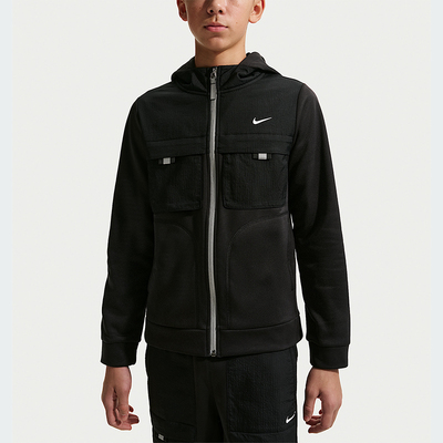 Nike/耐克正品2026春季款大童连帽针织经典运动外套IO0763-010