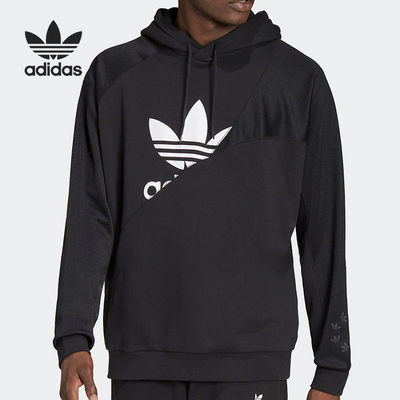 Adidas/阿迪达斯官方正品三叶草男子运动休闲连帽套头卫衣HG6331