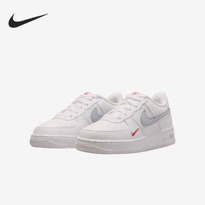 Nike耐克正品Air Force 1大童低帮防滑减震耐磨板鞋FD9772-100
