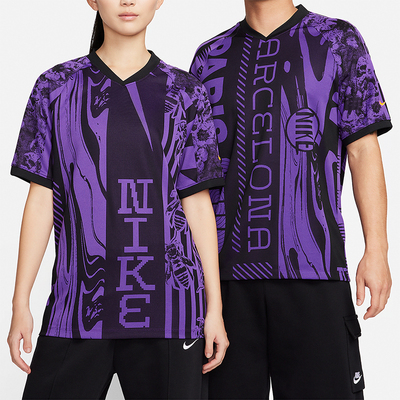 Nike/耐克正品夏季男女透气宽松复古时尚印花短袖T恤FN2394-011