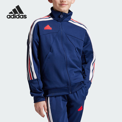 阿迪达斯大童休闲夹克外套