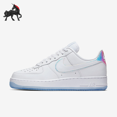 Nike/耐克正品AirForce107PRM新款女白粉色经典板鞋616725-105