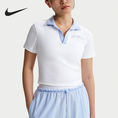 Nike/耐克正品夏季女士休闲经典时尚亲肤短袖POLO衫IR7565-100