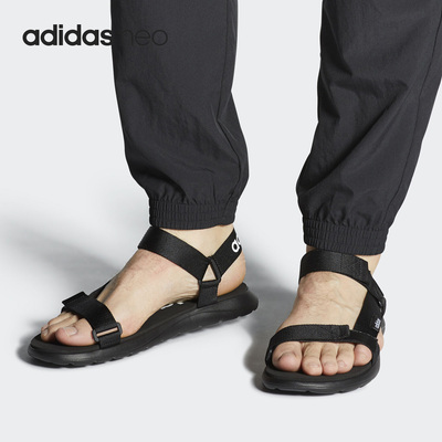 Adidas/阿迪达斯正品NEO 男女轻便透气户外运动凉鞋 EG6514