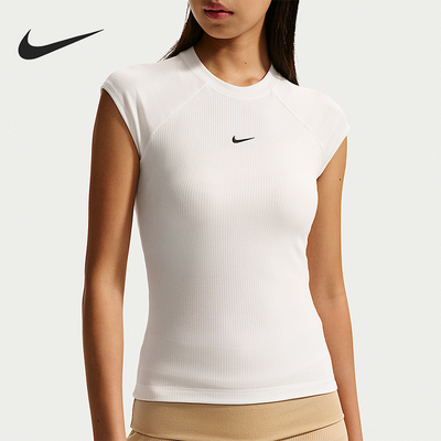 Nike/耐克正品Sportswear女士针织透气印花经典短袖T恤IF0243-133
