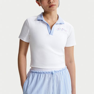 Nike/耐克正品夏季女士休闲经典时尚亲肤短袖POLO衫IR7565-100