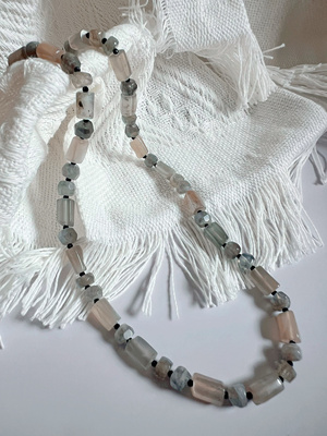 原创小众天然石日系男女手工项链