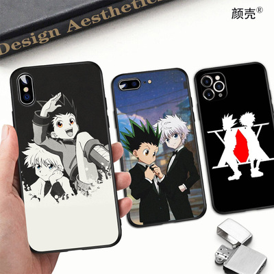 全职猎人奇犽手机壳适用XS苹果12mini磨砂11PROMAX软6S78PLUS华为