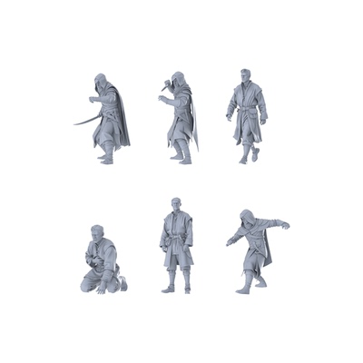 中世纪 刺客 六人组 暗杀  1set