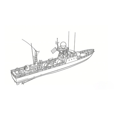 预售SSC72149/S 1/72 军事模型 希腊 女战士 IIa 级导弹艇