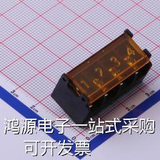 DBT50G-7.62-4P-BK-P 栅栏式接线端子 7.62mm 每排P数:4 排数:1