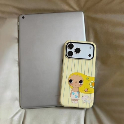 ins风女孩小狗适用于苹果小米17promax手机壳iPhone16华为14plus荣耀13pro12磁吸菲林壳二合一x11oppovivo11