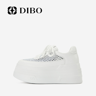 DIBO碲铂百搭纯色厚底板鞋