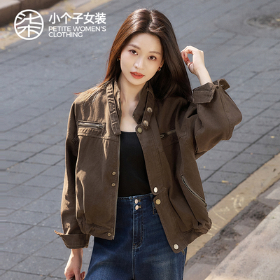 柒量一裁小个子牛仔外套