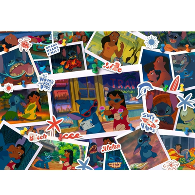 史迪奇甜蜜回忆卡通益智迪士尼图