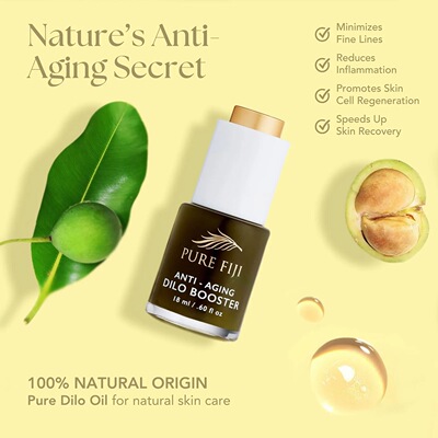 斐济原装进口purefiji面部修复精华油Dilo Oil 18ml加量装