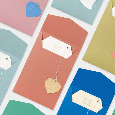 韩国正品TROLLS PAPER独特书签留言信息卡片信封套装Message card