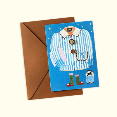 韩国在正品a letter from 睡衣纽扣留言写信装饰折叠卡片信封套装