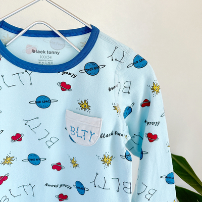 男孩亲肤薄棉天丝莱卡秋衣秋裤