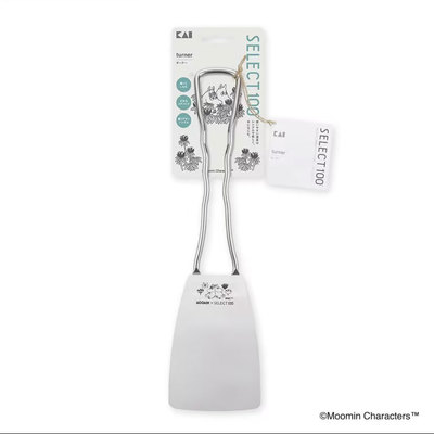 日本貝印 MOOMIN × SELECT100 不锈钢铲子薄煎铲 有弹力