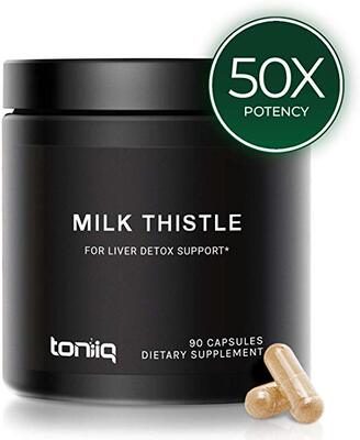 Ultra High Strength Milk Thistle Capsules - 25,000mg 50x Con
