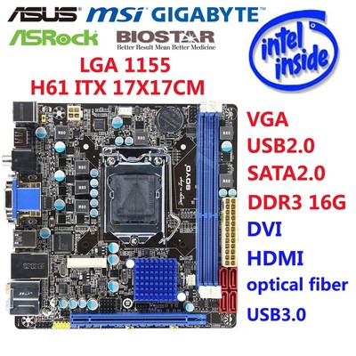 H61MiniITXLGA1155DDR3