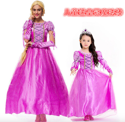 万圣节礼服紫色公主裙