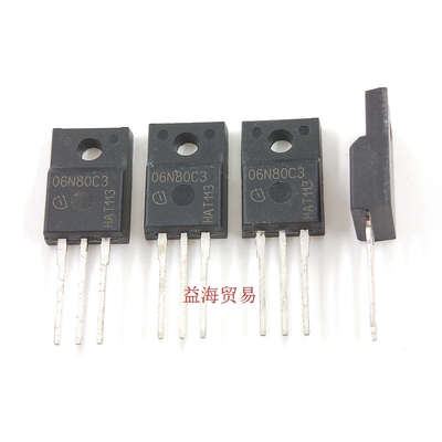 06N80C3 全新原装 SPA06N80C3 塑封6A800V 场效应管MOS管 N沟道