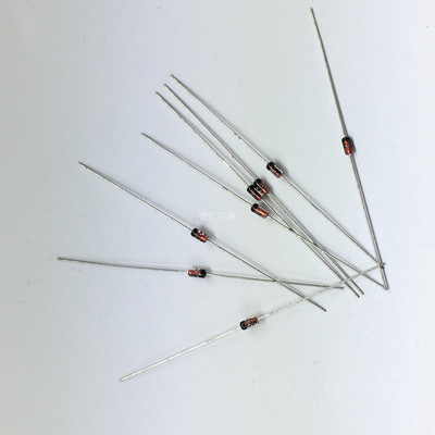 直插二极管  BZX55C5V1 1/2W 0.5W 5.1V 稳压 50只2元