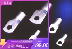 进口台湾KSS 凯士士 铜管端子电缆用铜鼻子C240-16  1pcs