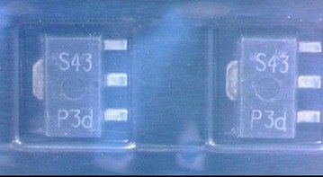 直拍 PBSS4350X丝印S43贴片NPN三极管 50V SOT89进口全新原装_虎窝淘