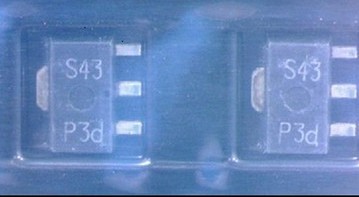 直拍  PBSS4350X 丝印S43 贴片NPN三极管 50V SOT89 进口全新原装