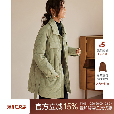 设计感廓形棉衣外套女2023冬