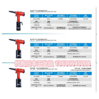 拉力可调铆螺母枪型N60N7