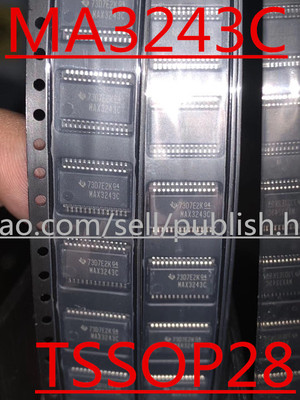 正品MAX3243CPWR MA3243C MAX3243 TSSOP28 全新收发器芯片 贴片