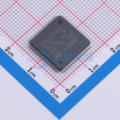 原装正品 STM32F407VET6TR 封装LQFP-100(14x14) 单片机(MCU/MPU/